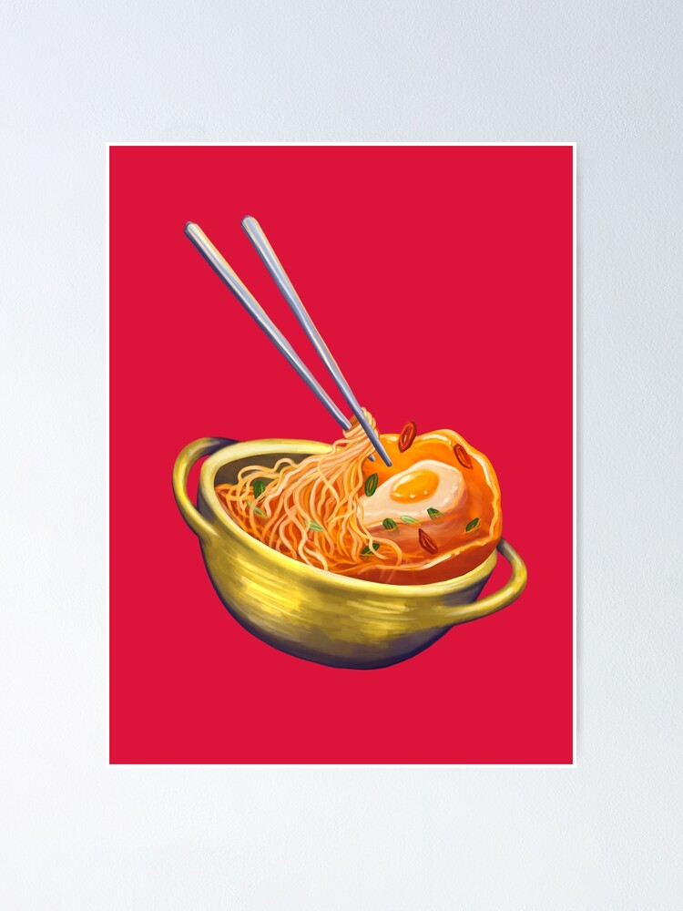 "Ramyeon" Poster by rawmawr | Redbubble