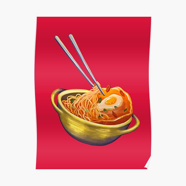 "Ramyeon" Poster by rawmawr | Redbubble