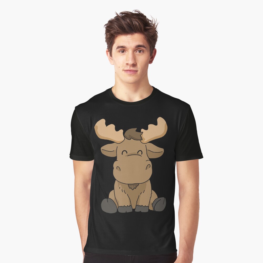 "Baby Moose Shirt Women Moose Gift Men Moose Shirt Kids Moose" Sticker ...