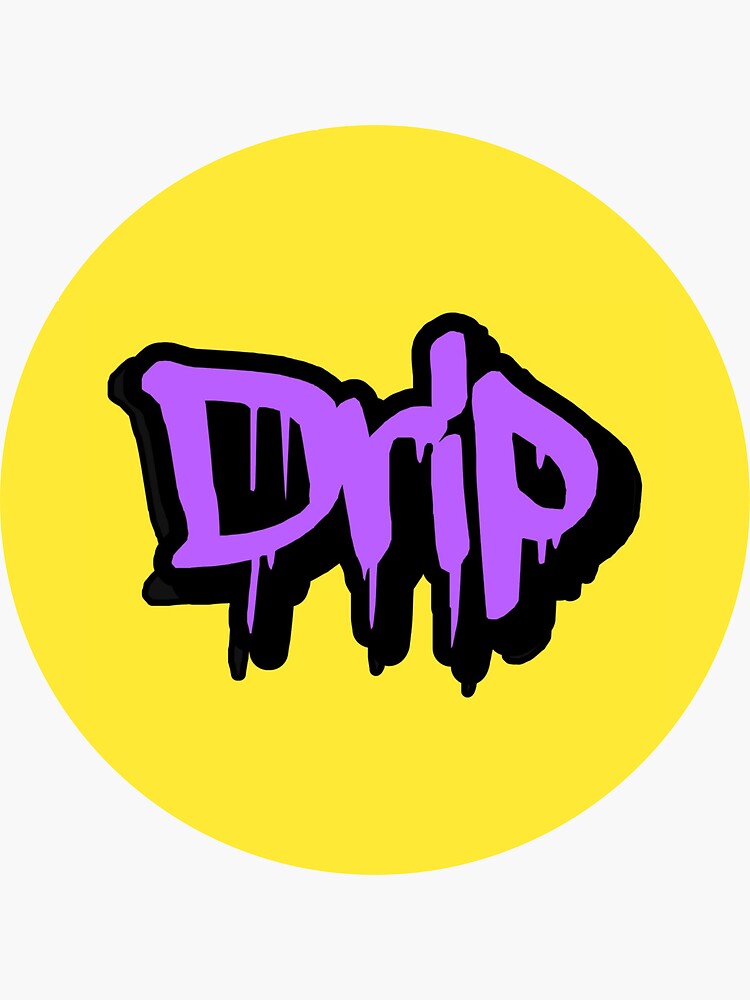 "Drip by Merch-for-nerds" Sticker by merch-for-nerds | Redbubble