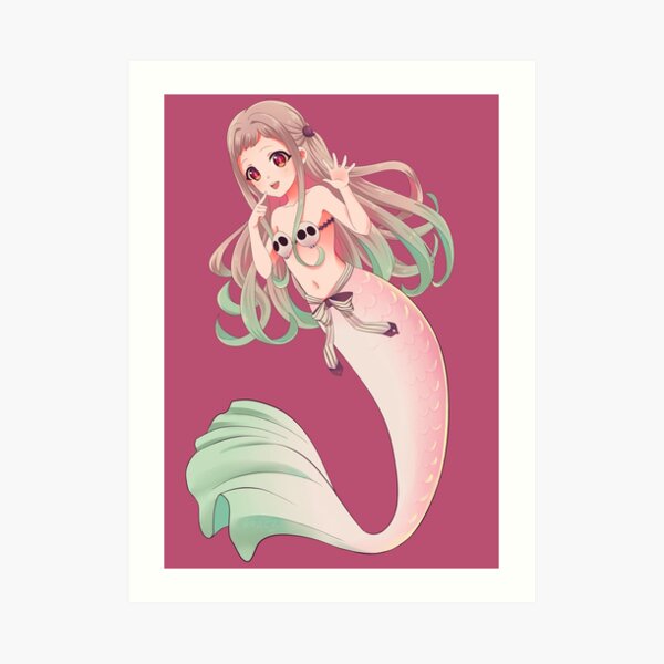 "Jibaku Shounen Hanako-kun: Mermaid Yashiro Nene" Art Print by ...