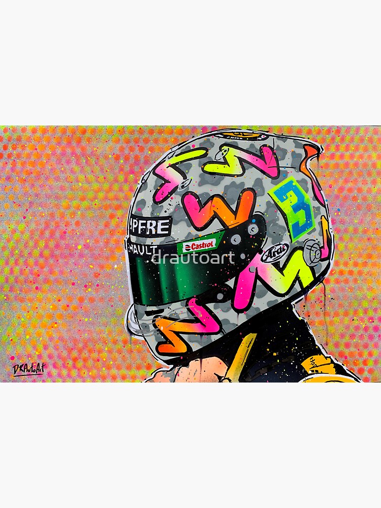 "Daniel Ricciardo 2020 - Renault F1 graffiti painting by DRAutoArt ...