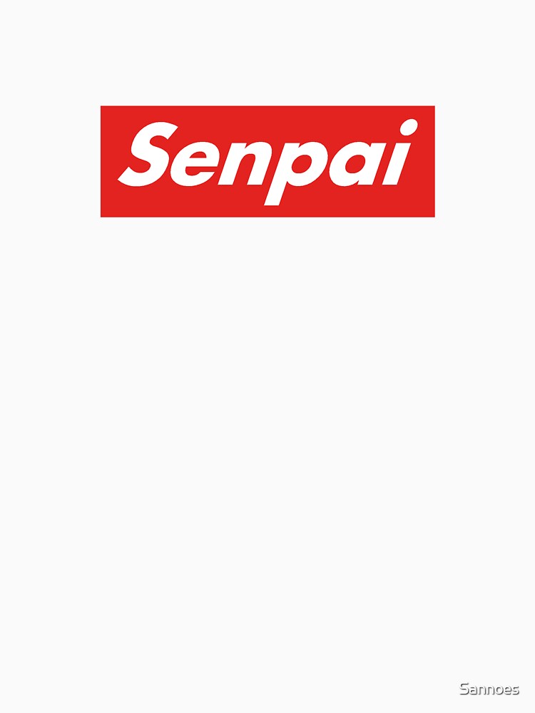 "Senpai logo" T-shirt by Sannoes | Redbubble