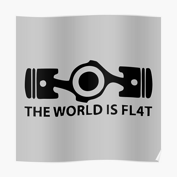 "Boxer engine logo" Poster for Sale by lakilukcy | Redbubble