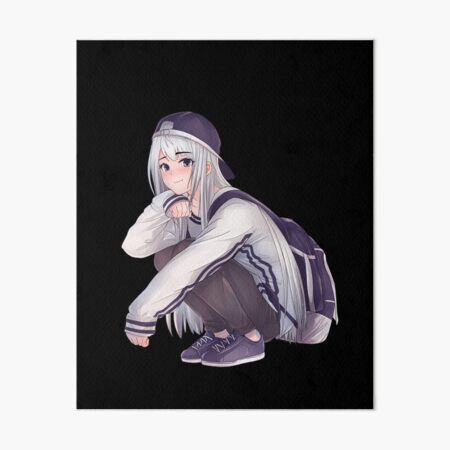 "aesthetic hiphop style otaku weeb waifu anime" Art Board Print by ...