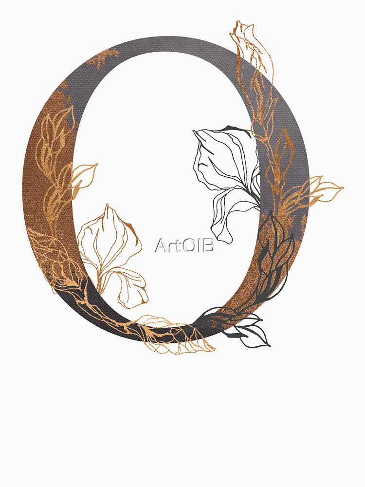 "Letter o, monogram, upper case, logo, Illustration for wedding ...