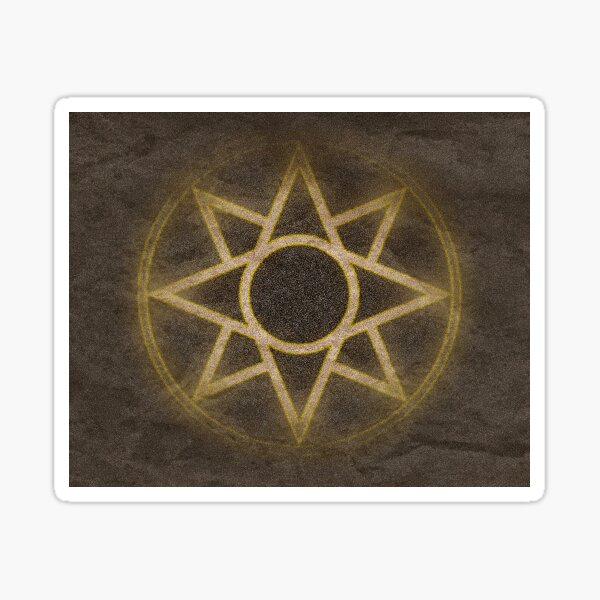 "Sun Sigil " Sticker by VintagePeaces | Redbubble