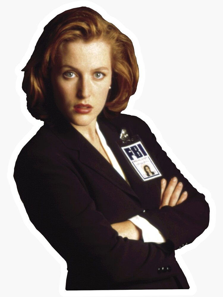 "Scully" Sticker by mellowgloom | Redbubble