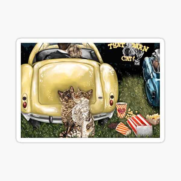 "Cats part 2" Sticker by Sydneykorrinart | Redbubble