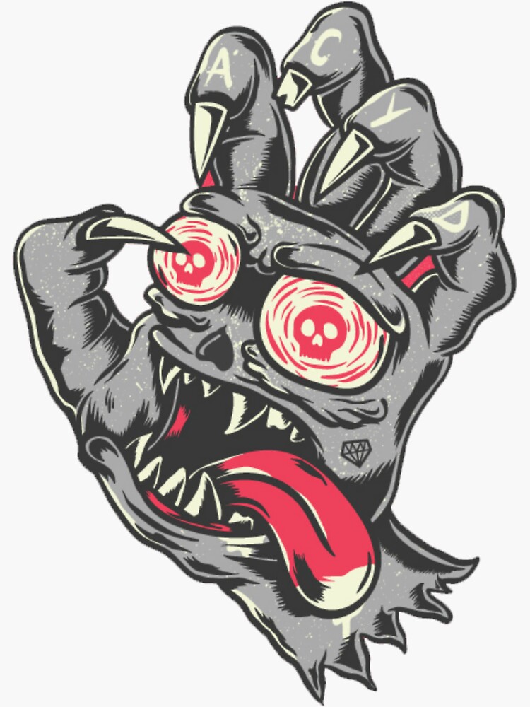 "Idle Hand" Sticker by Nailz1001 | Redbubble