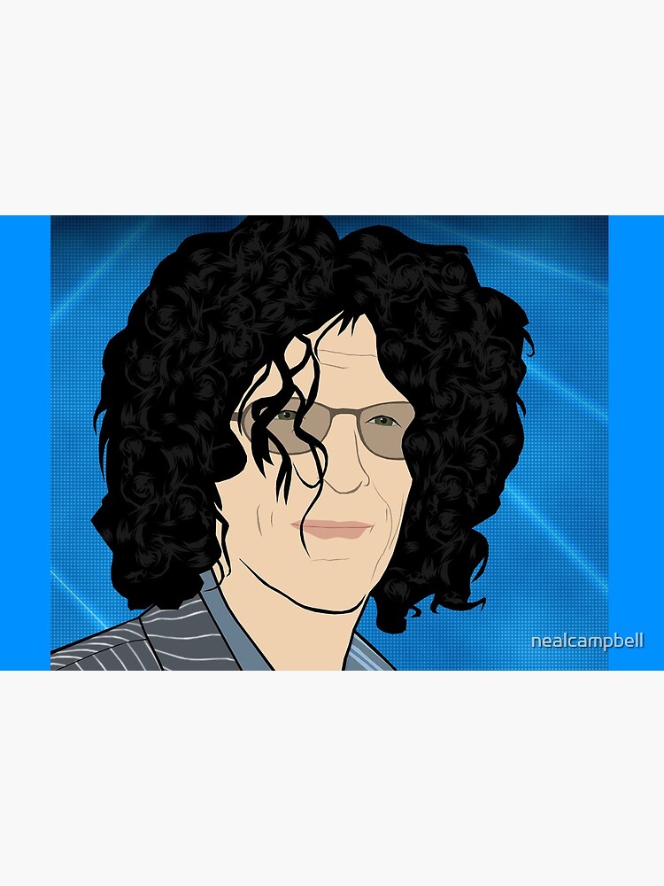 "Howard Stern Portrait" Mask for Sale by nealcampbell | Redbubble