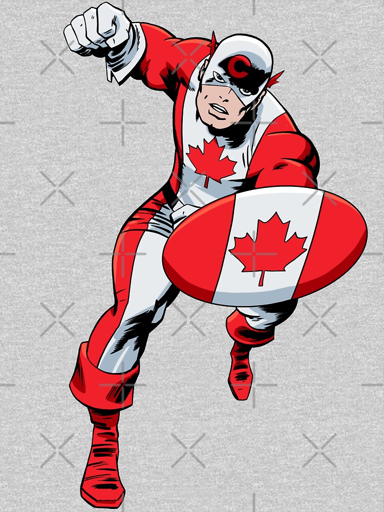 "Captain Canada " T-shirt for Sale by 13thFloorDesign | Redbubble ...