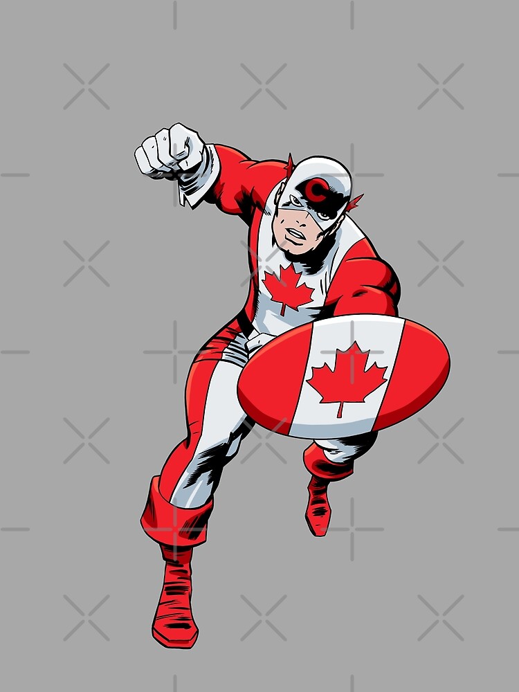"Captain Canada " Sleeveless Top for Sale by 13thFloorDesign | Redbubble