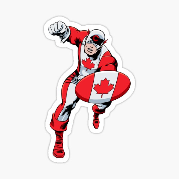 Pegatina «Capitan Canada» de 13thFloorDesign | Redbubble