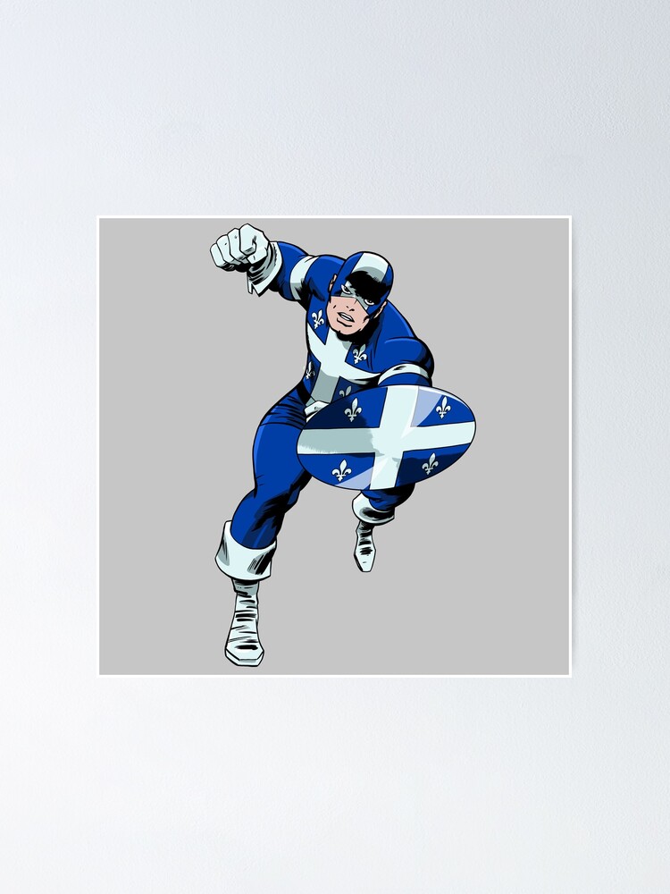 "Capitaine Québéc " Poster for Sale by 13thFloorDesign | Redbubble