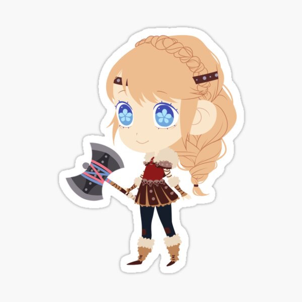 "httyd 2 astrid" Sticker for Sale by toastilish | Redbubble