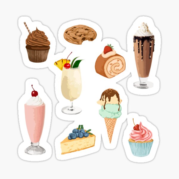 "Delicious Bakery" Sticker by newburyboutique | Redbubble