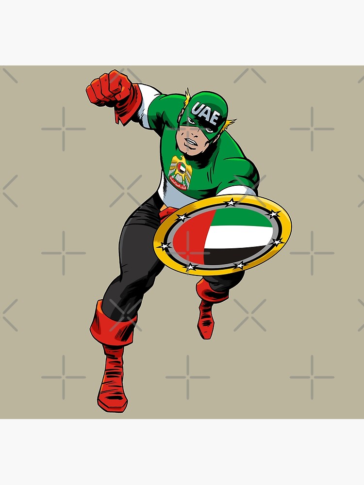 "Captain Dubai " Poster for Sale by 13thFloorDesign | Redbubble