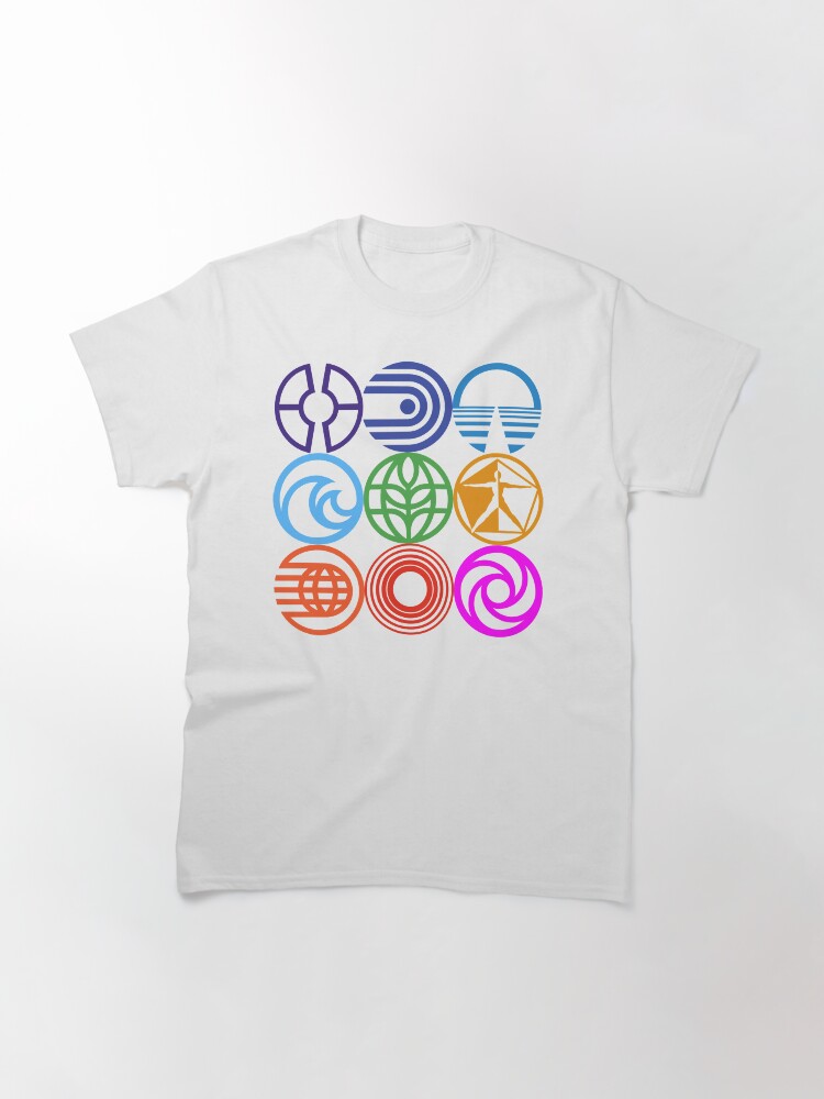 "Retro Epcot Logos" Classic T-Shirt for Sale by FinnFromNY | Redbubble