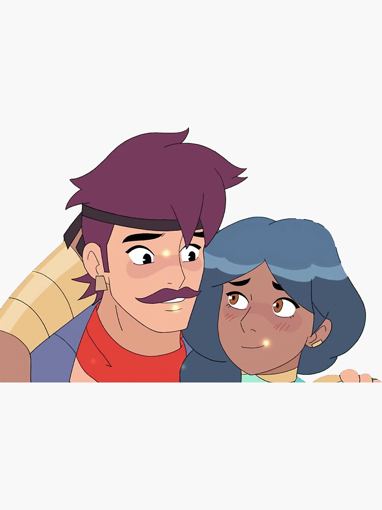 "Sea Hawk and Mermista Finale" Sticker for Sale by Aquapphire | Redbubble