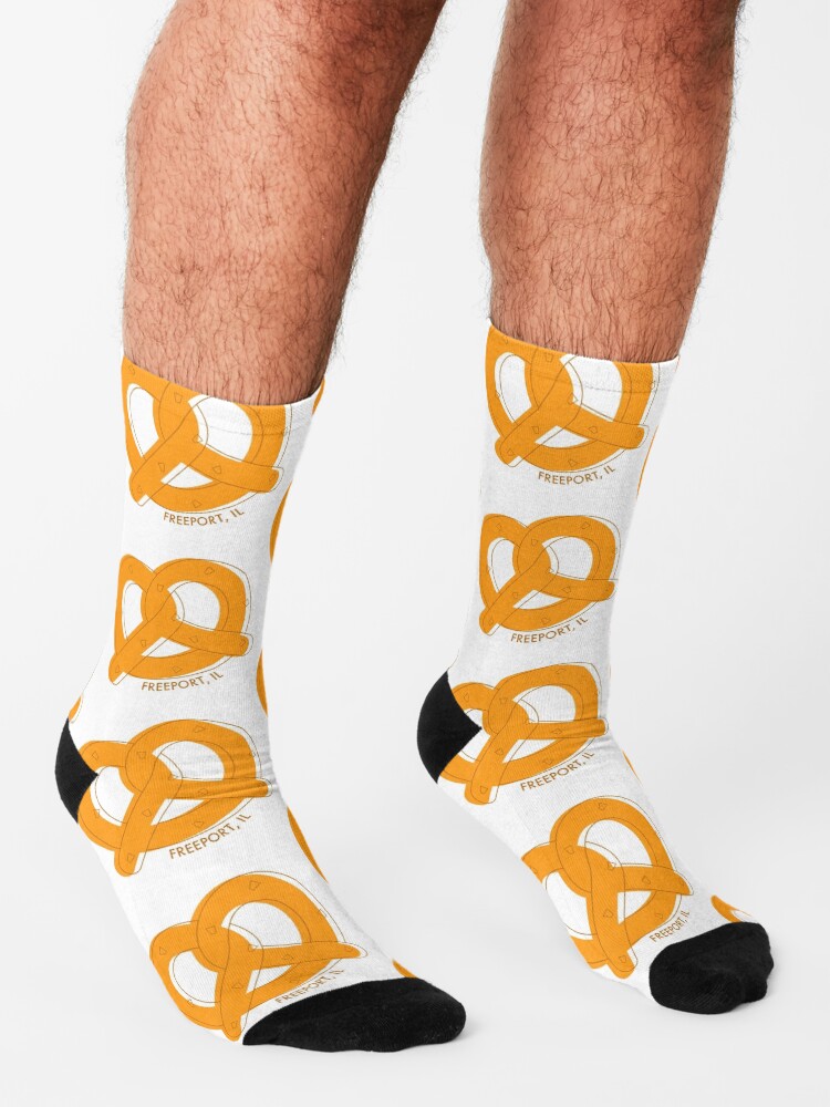 "Freeport Pretzels" Socks for Sale by megle | Redbubble