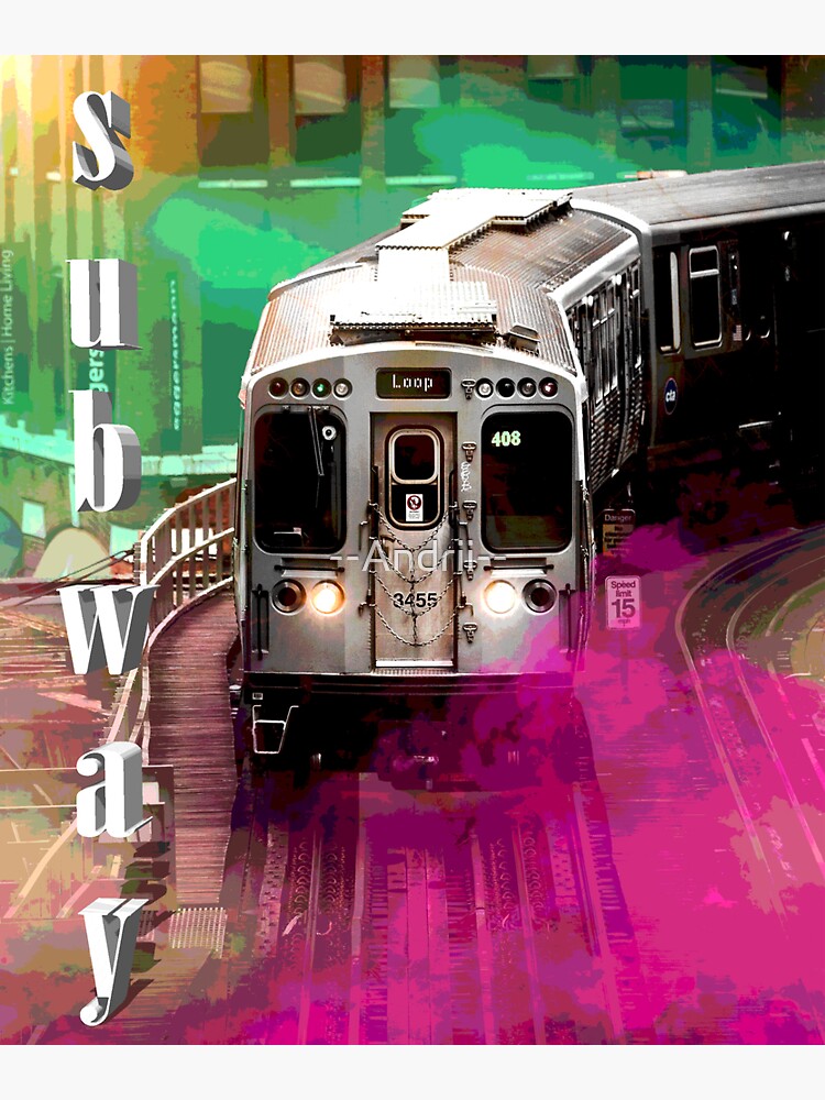 "subway" Sticker for Sale by --Andrii-- | Redbubble