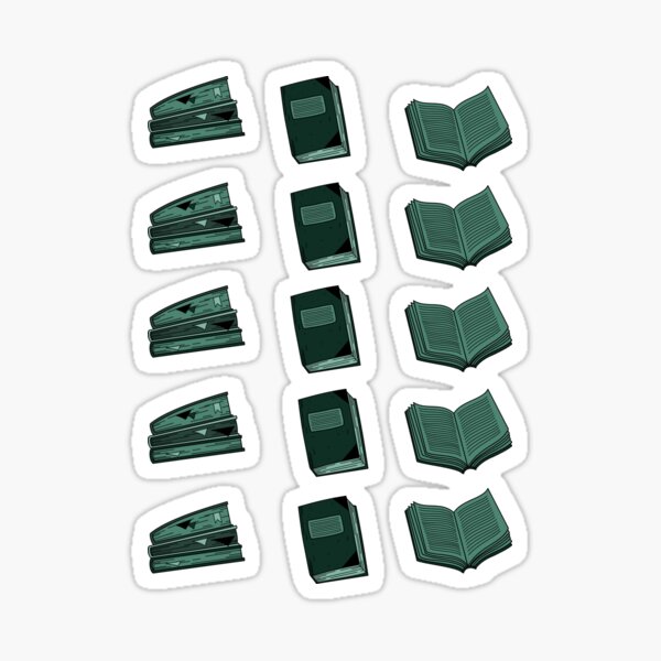 "Bullet Journal Book Sticker Set Green" Sticker for Sale by ...