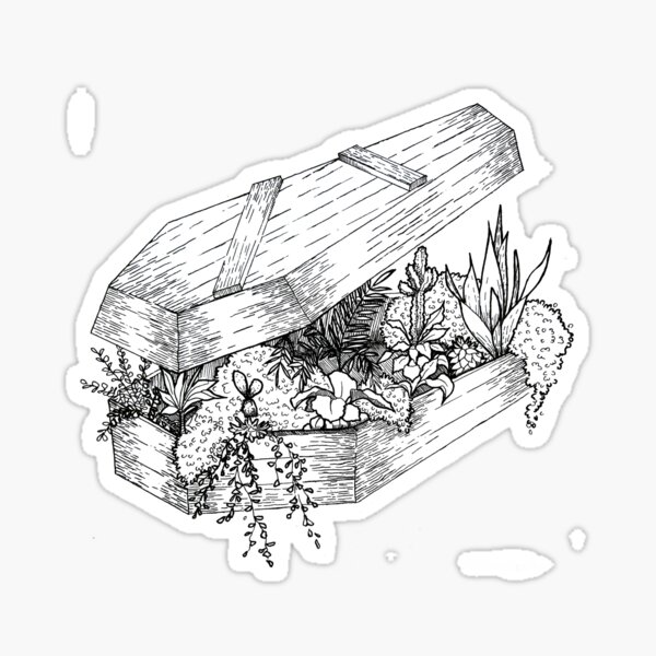 "Nature's Casket" Sticker for Sale by GalPrints | Redbubble