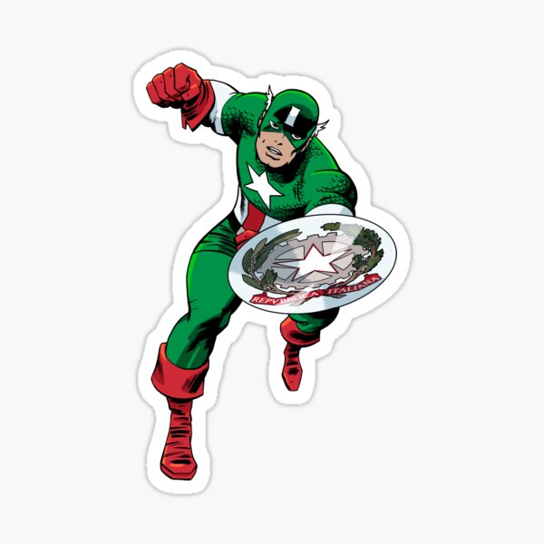"Capitano Italy" Sticker for Sale by 13thFloorDesign | Redbubble