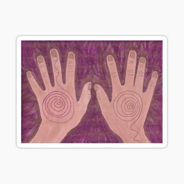 "Reiki - Universal Life Force Energy" Sticker by LauriAnnLumby | Redbubble