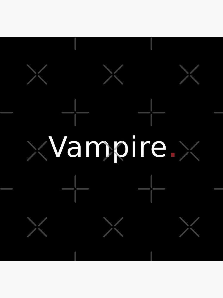 "Vampire. lettering iconic" Sticker for Sale by fantasy-bubble | Redbubble