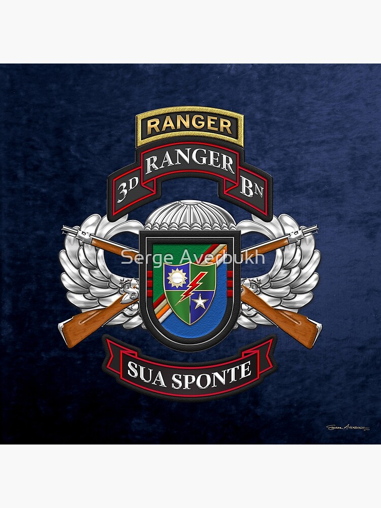 "3rd Ranger Battalion - Army Rangers Special Edition over Blue Velvet ...