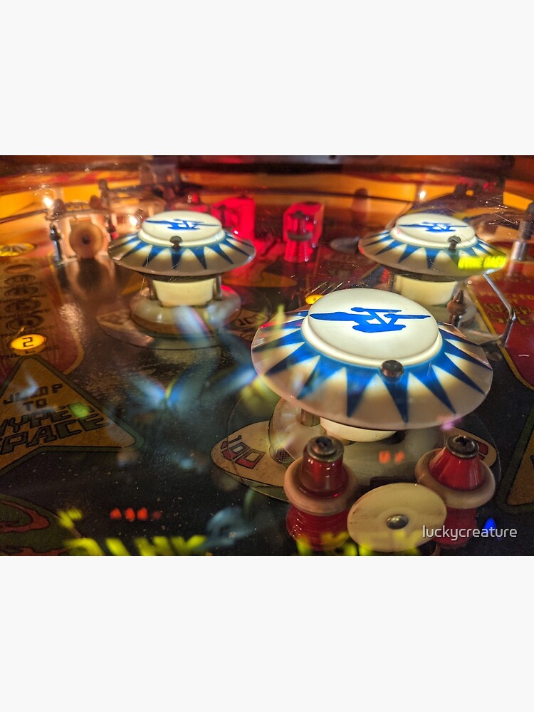 "Pop bumpers pinball " Poster for Sale by luckycreature | Redbubble