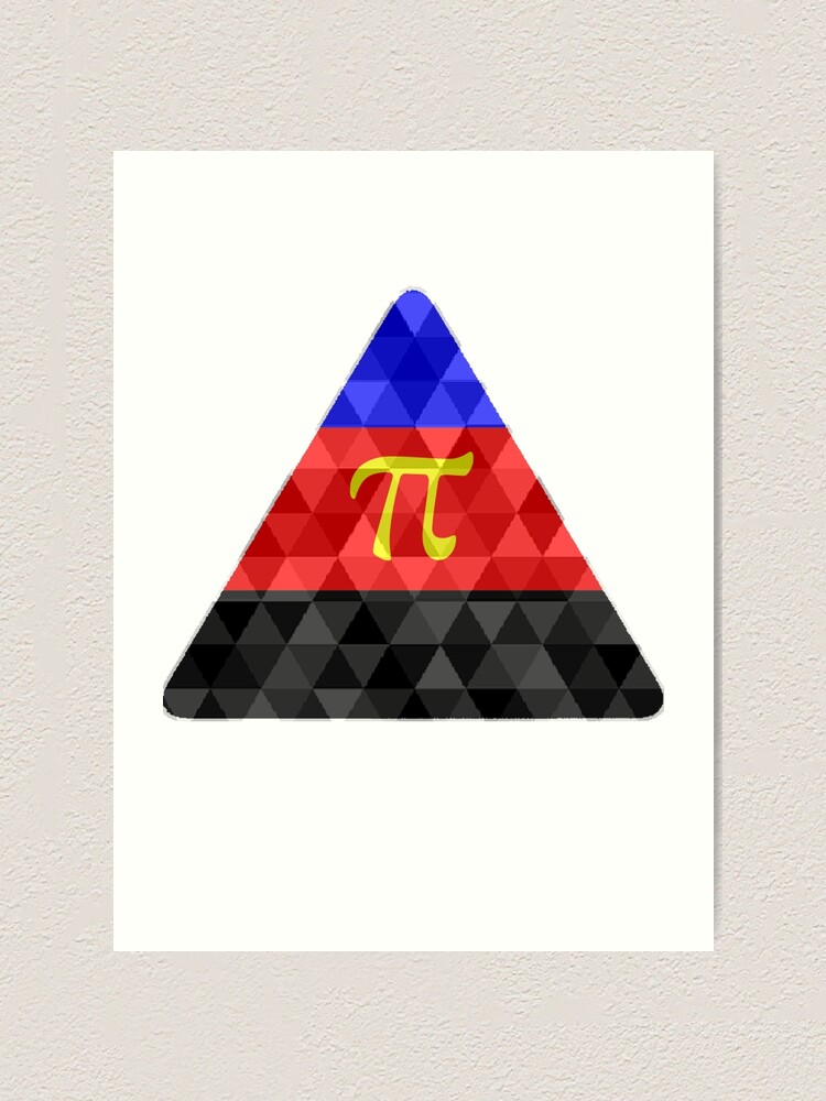 "Polyamorous flag as Detroit Become Human triangle logo" Art Print for ...