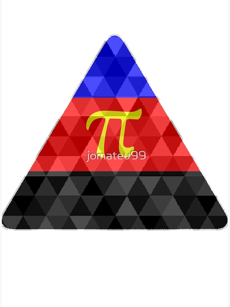 "Polyamorous flag as Detroit Become Human triangle logo" Art Print for ...