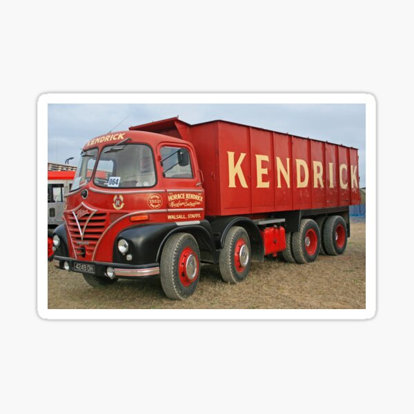 "GDSF 2015 - Foden 8 Wheeler" Sticker for Sale by RedHillDigital ...