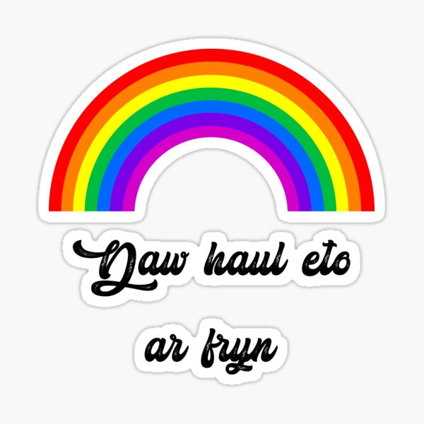 "Daw glaw eto ar fryn 3" Sticker by DafyddEm | Redbubble