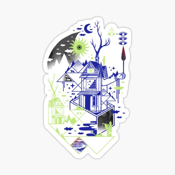 "Neighbors" Sticker by ordinaryfox | Redbubble
