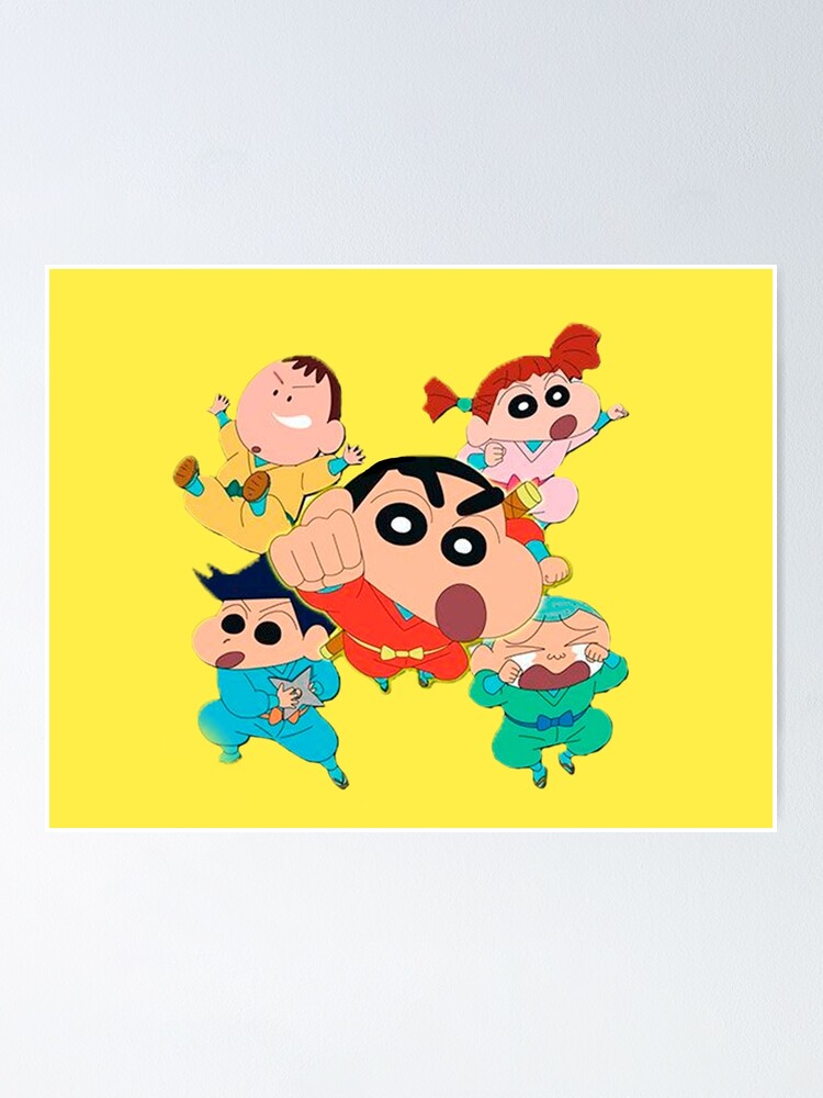 "Shin-Chan and friends - Shinnosuke Nohara" Poster for Sale by ...