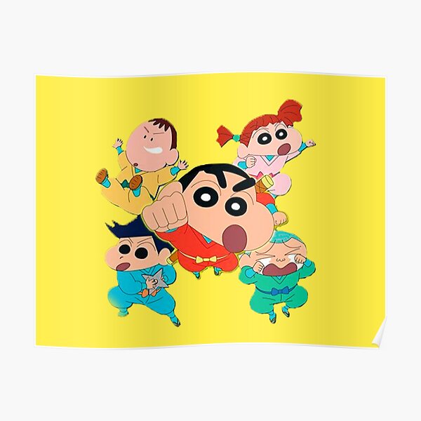 "Shin-Chan and friends - Shinnosuke Nohara" Poster for Sale by ...