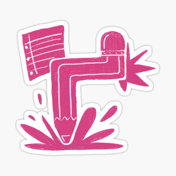 Draw Sticker For Sale By Mrosariogordon Redbubble