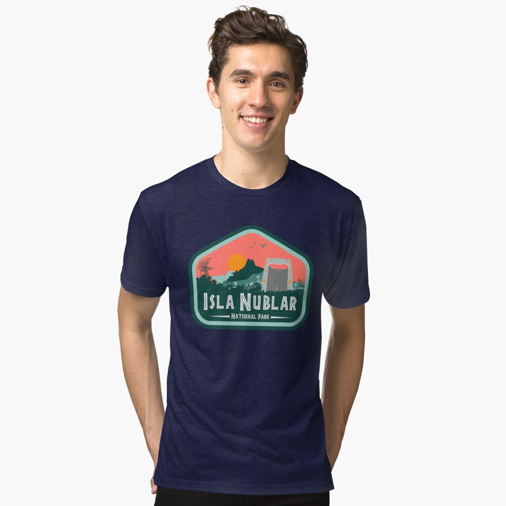 "Isla Nublar" Sticker for Sale by DFoxDesign | Redbubble