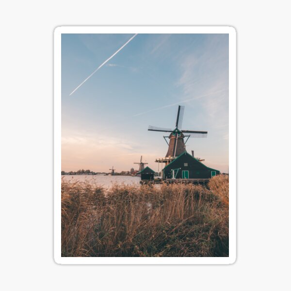 "Mill in The Netherlands (Dutch windmills in Holland near Amsterdam) at ...