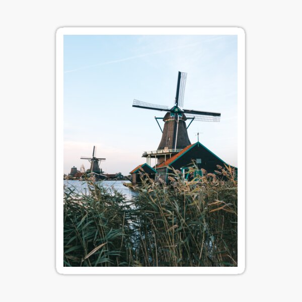 "Mill in The Netherlands (Dutch windmills in Holland near Amsterdam) at ...