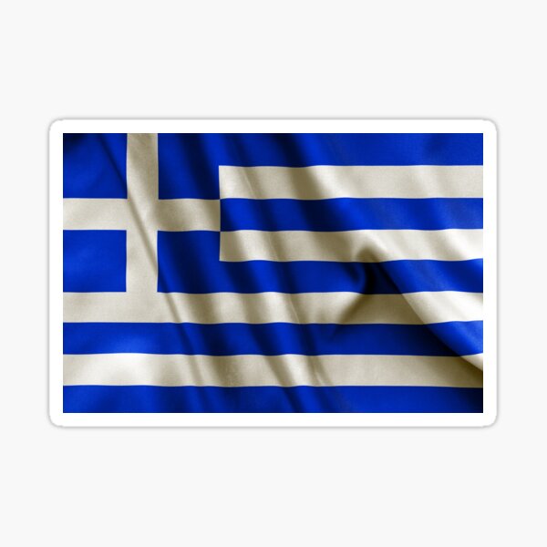 "Greek Flag" Sticker for Sale by MarkUK97 | Redbubble