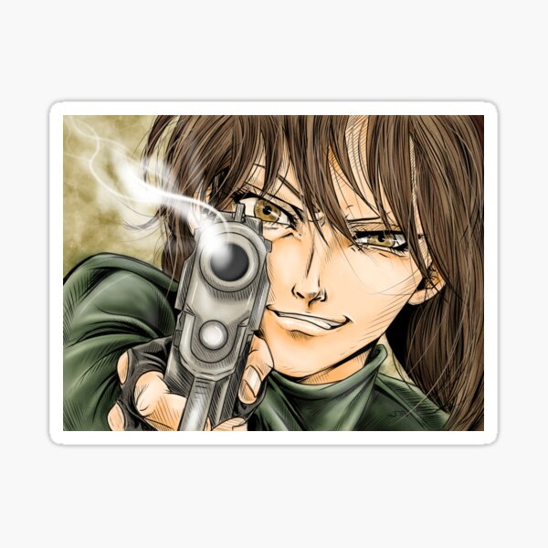 "Revy" Sticker for Sale by Sarrianna | Redbubble