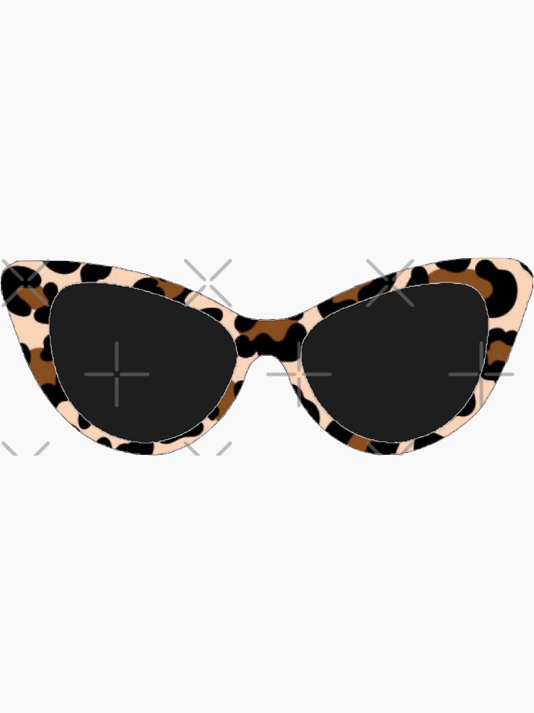 "Cheetah Sunglasses" Sticker for Sale by julianabeaton | Redbubble