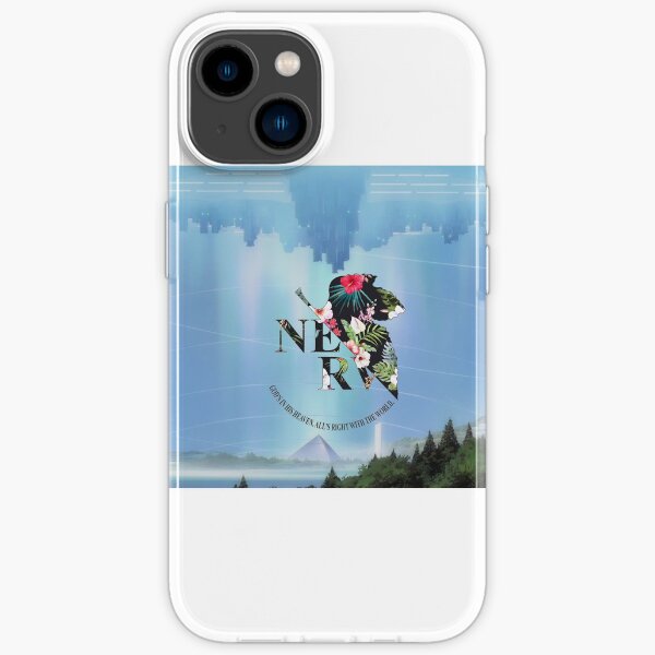 "Evangelion NERV floral poster" iPhone Case for Sale by VibeManDan ...