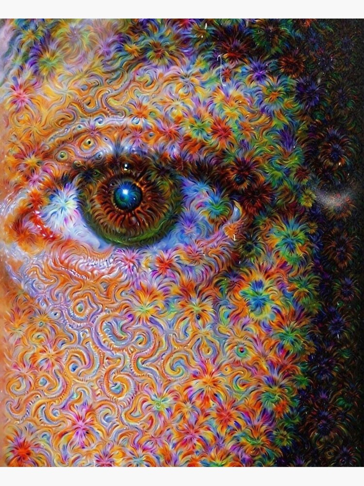 "LSD EYE" Sticker by LedgerVlad | Redbubble
