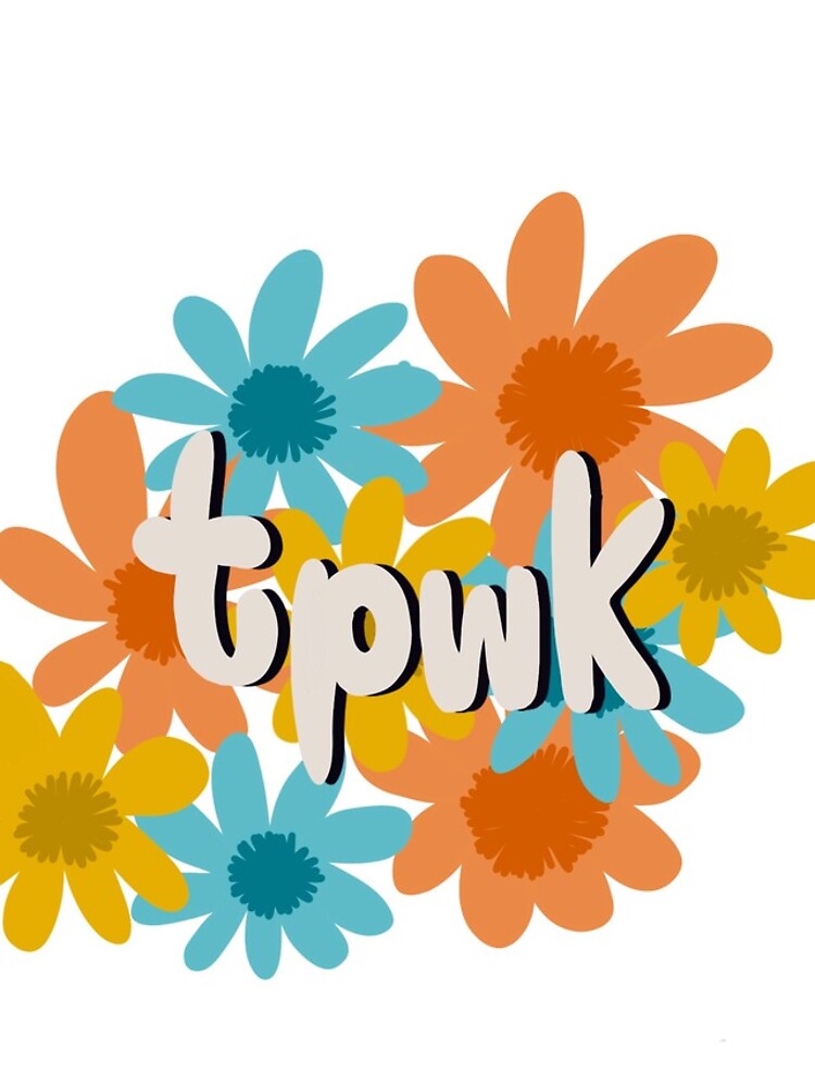 "TPWK sticker " iPhone Case for Sale by presleysdesigns | Redbubble